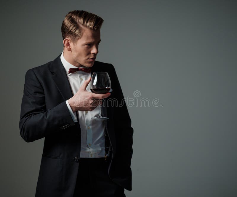 Confident Sharp Dressed Man Stock Photo - Image of dandy, black: 63883760
