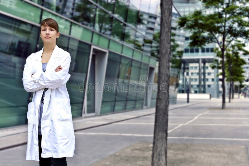 Confident and Smart Scientist or Doctor Stock Photo - Image of people ...