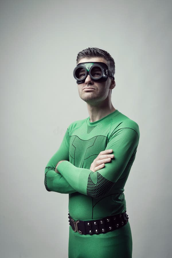 Confident superhero posing stock photo. Image of hero - 47610848