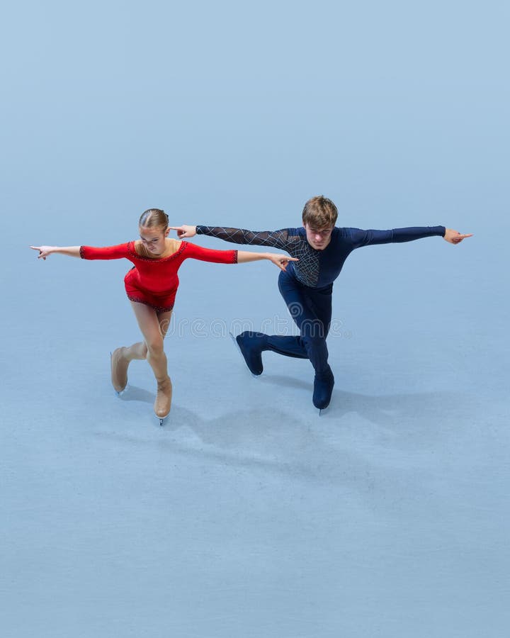 Confident and Synchronized Pose from Young Figure Skating Duo ...