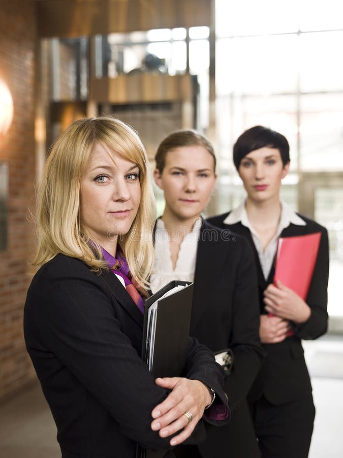 Confident team stock image. Image of three, manager, satisfaction - 9538609