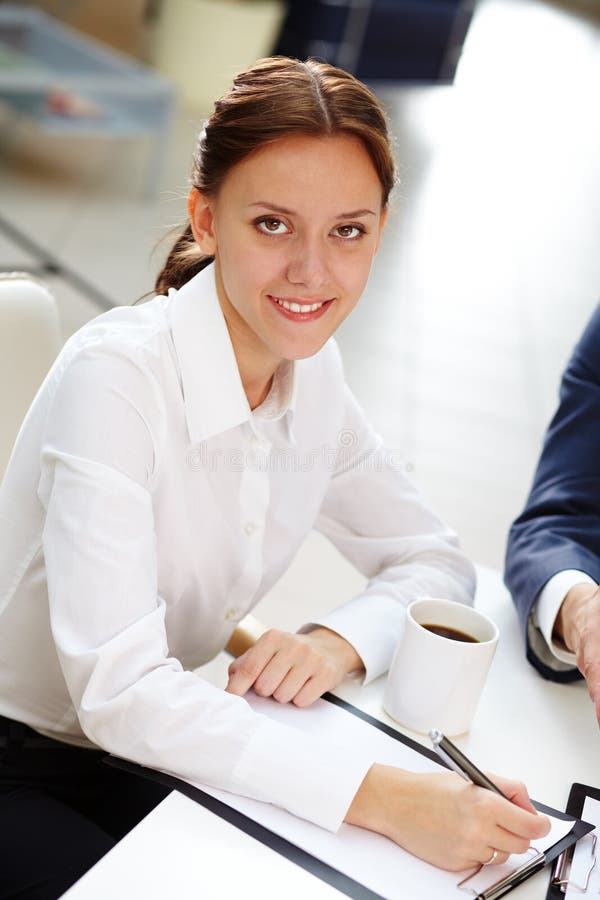Confident worker stock image. Image of businessperson - 24237551