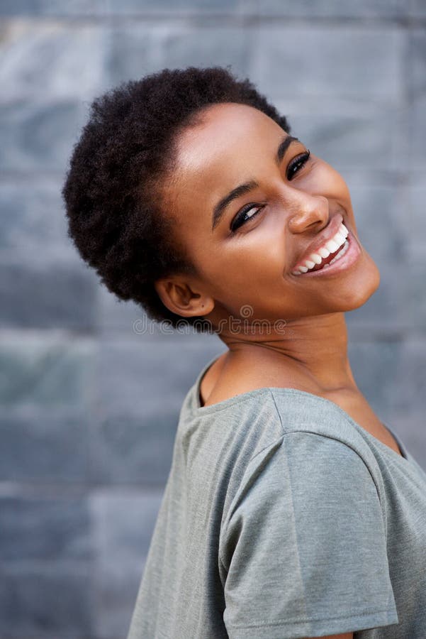 Confident Young Black Woman Smiling Stock Photo - Image of attractive ... Confident Young Black Woman Smiling Stock Photo - Image of attractive ...