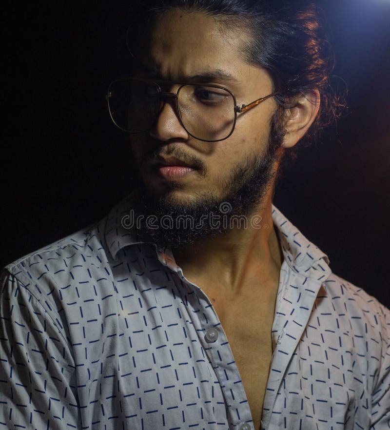 Confident young man posing stock photo. Image of posing - 361358500