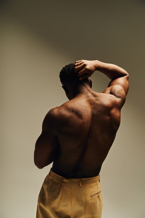 Young Handsome Man Showcasing His Physique Stock Image - Image of ...