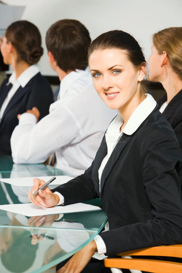 Confident Young Entrepreneur Posing for Photography Stock Photo - Image ...