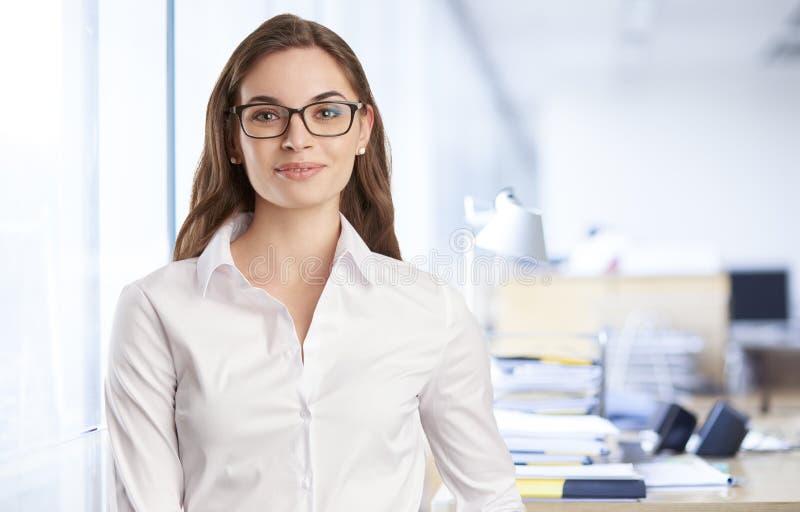 Confident Young Professional Woman Portrait Stock Image Image Of