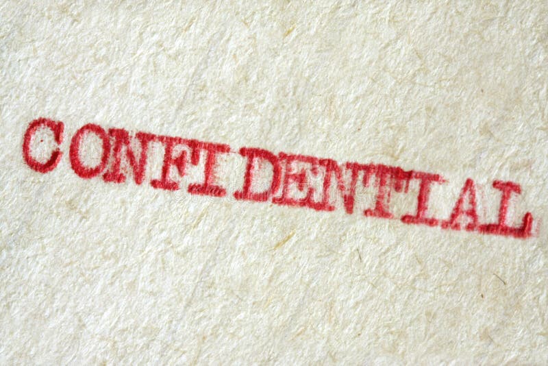 Confidential File Folder stock photo. Image of file, office - 4228462