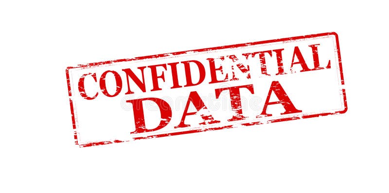 Private and confidential stock illustration. Illustration of grunge ...