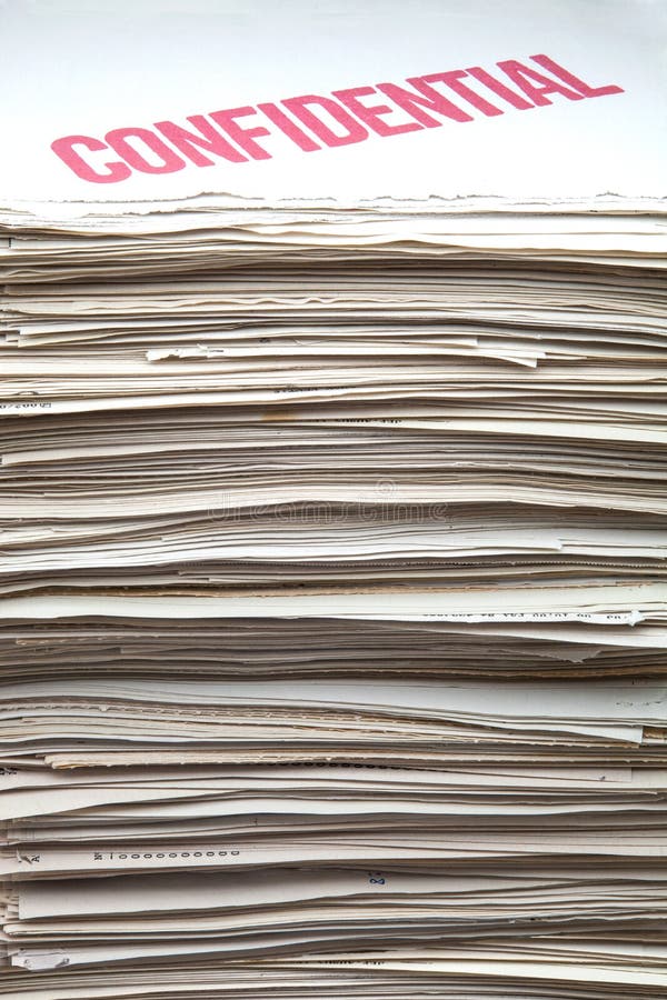 Confidential documents stock photo. Image of document - 30686148