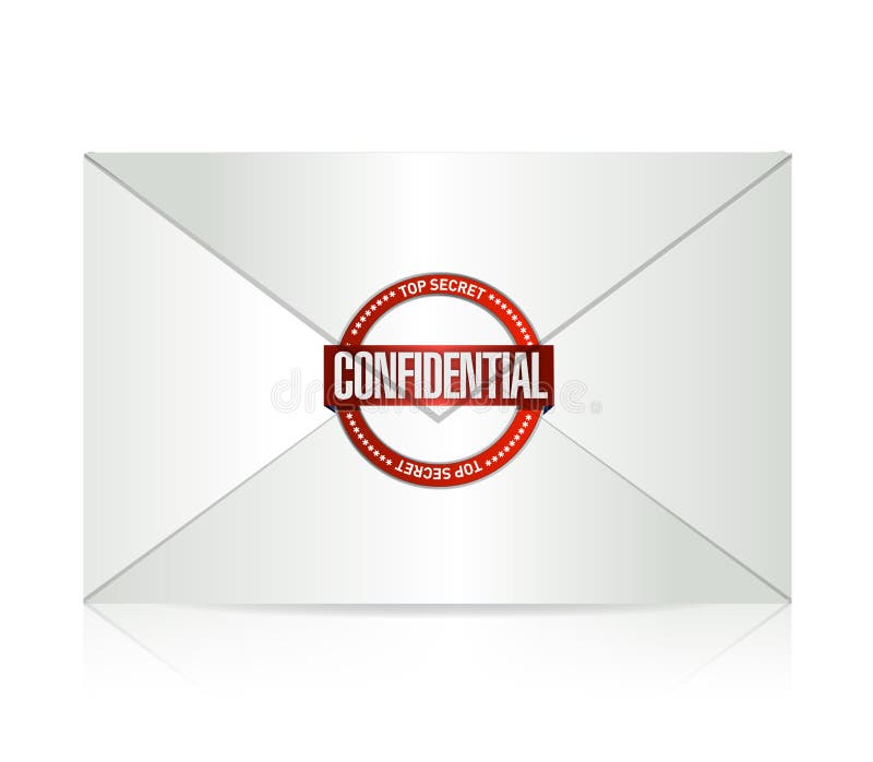 Confidential envelope stock vector. Illustration of icon - 59516451