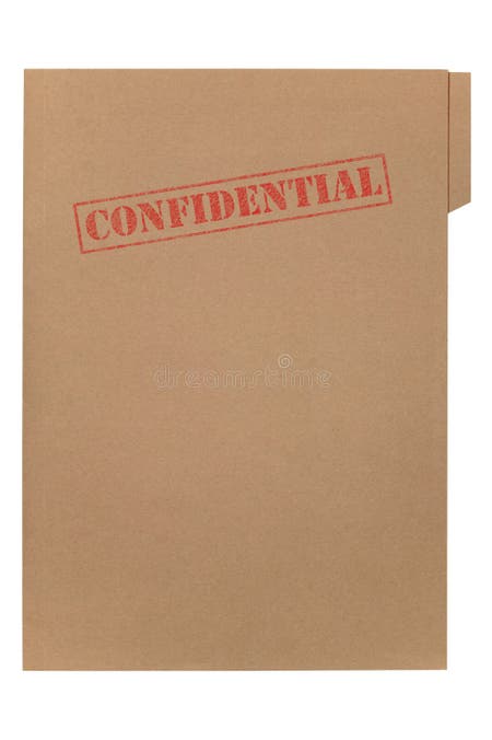 Confidential file stock image. Image of buff, document - 6268181