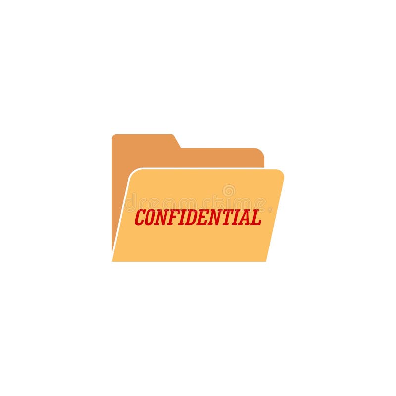 Confidential Icon, Confidential Sign or Logo Stock Vector ...