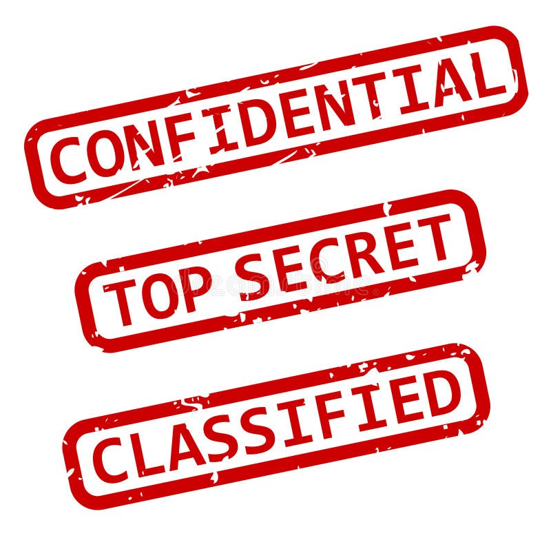 Confidential Ink Stamps EPS Stock Vector - Illustration of isolated ...
