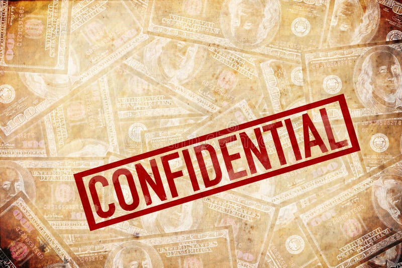 Confidential, NDA stock illustration. Illustration of confidential ...