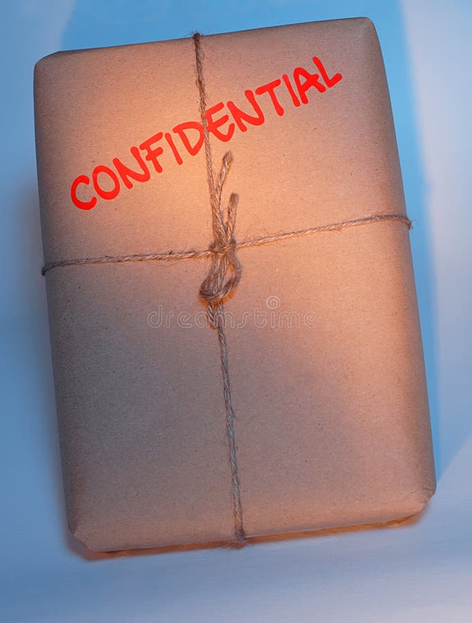 Confidential File Folder stock image. Image of note, office - 4228461