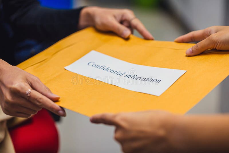 Confidential and Private Document Office Stock Image - Image of paperwork, paper: 214269453