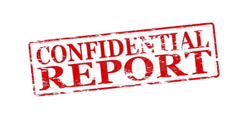 Confidential report stock illustration. Illustration of background ...