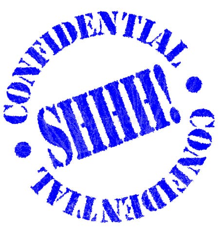 Confidential Rubber Stamp stock illustration. Illustration of grunge ...