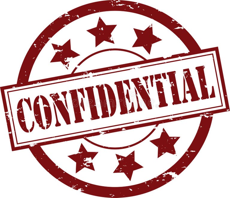 Confidential Rubber Stamp Illustration Stock Illustrations – 2,552 ...