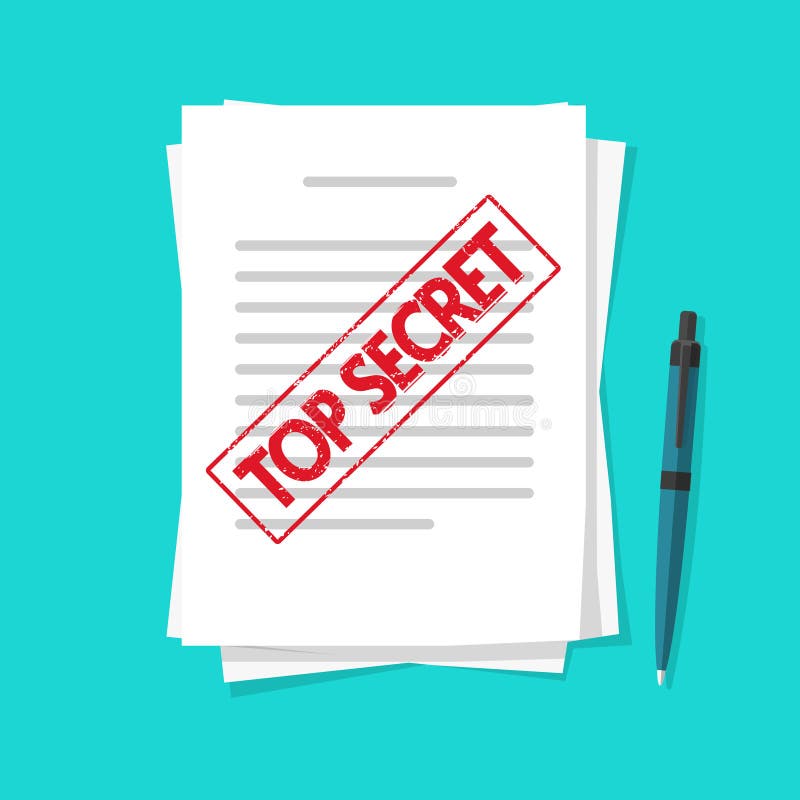 Confidential & Top Secret Stamps Stock Vector - Illustration of ...