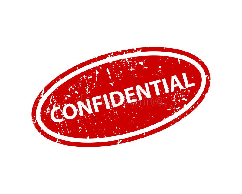 Confidential Sign Sticker. Stamp Vector Texture. Stock Vector ...