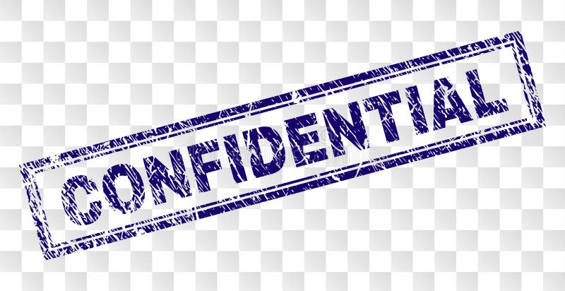 Confidential Stamp Vector Free