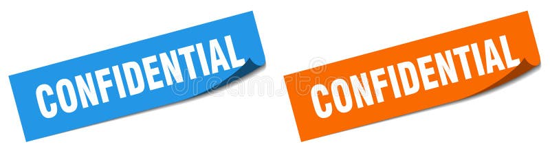 Confidential Sticker Stock Illustrations – 2,919 Confidential Sticker ...