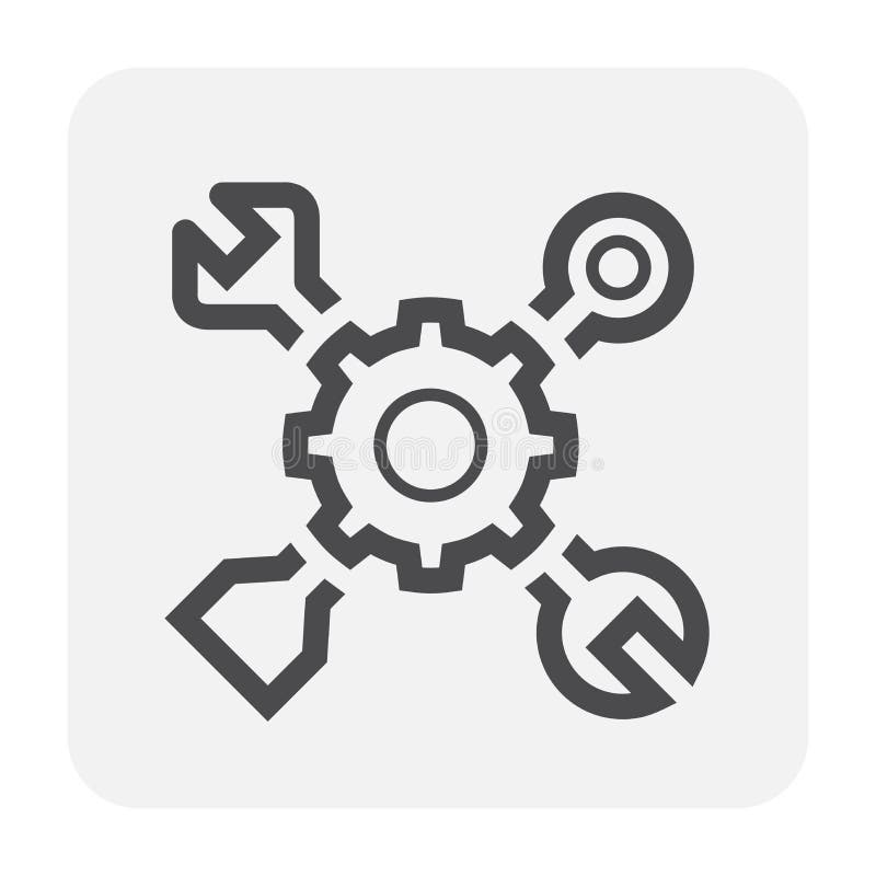 Config setting icon stock vector. Illustration of folder - 179954896