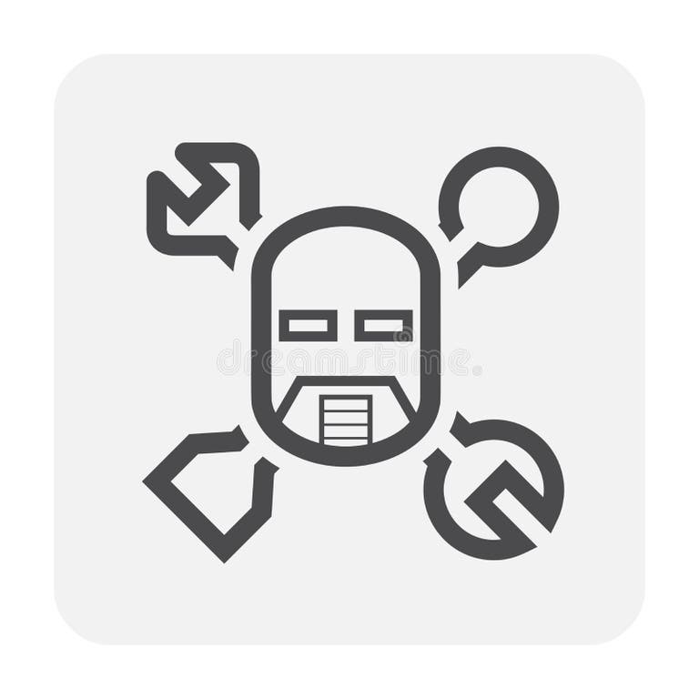 Config setting icon stock vector. Illustration of machine - 153524865