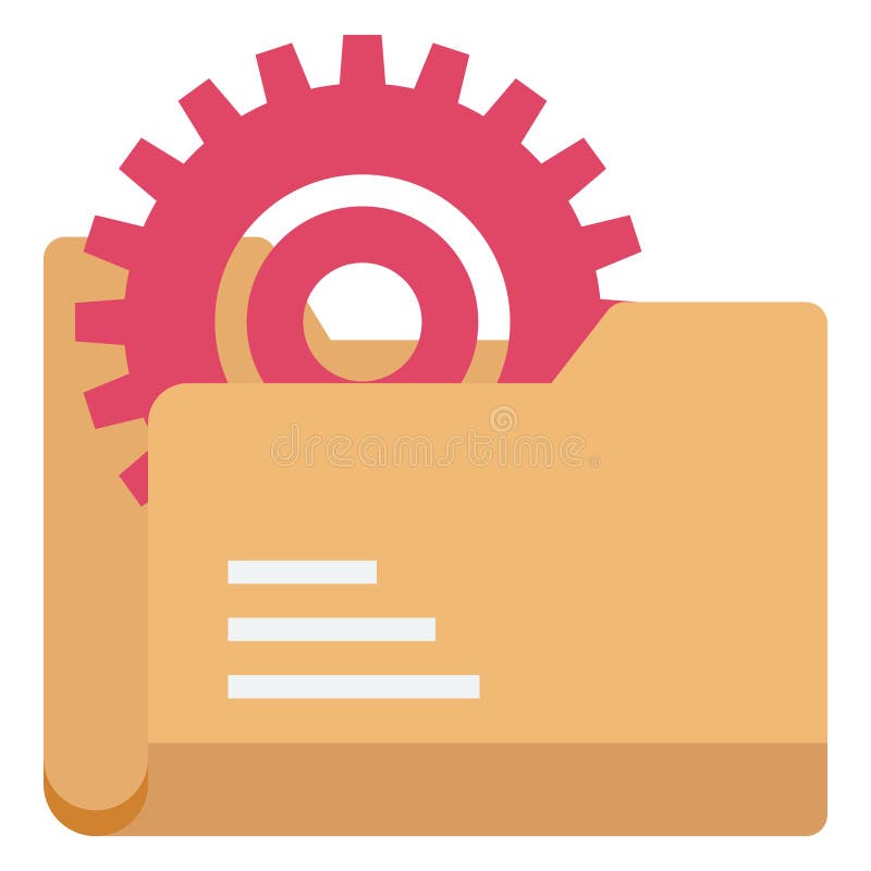 Configuration, Gear Isolated Vector Icon Which Can Easily Modify or ...