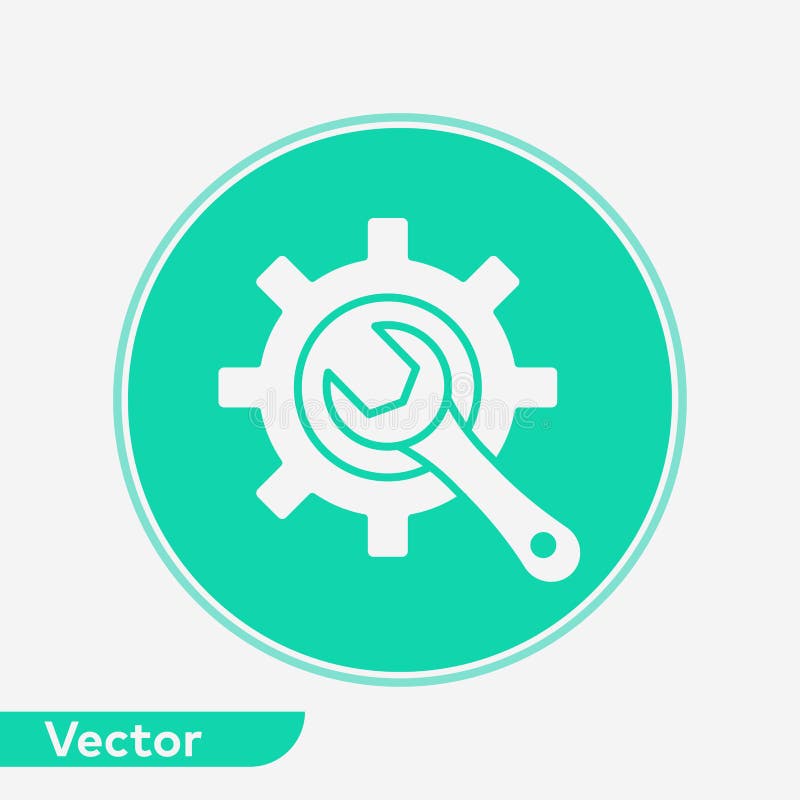 Configuration Vector Icon Sign Symbol Stock Vector - Illustration of ...