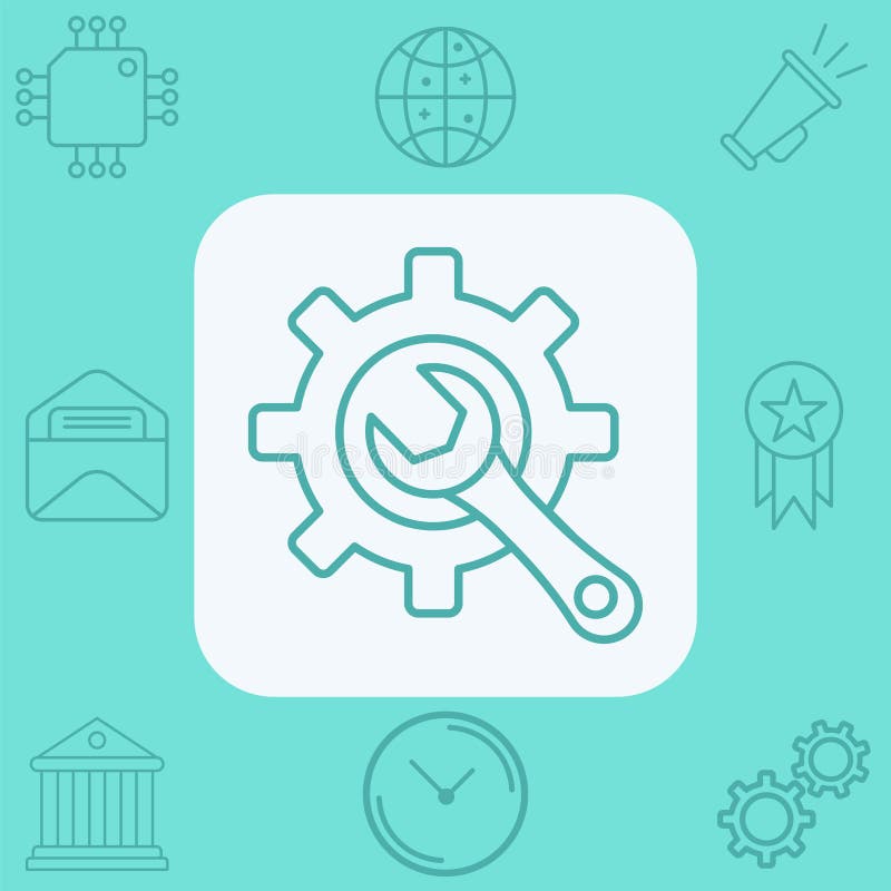 Configuration Flat Vector Icon Sign Symbol Stock Vector - Illustration ... Configuration Flat Vector Icon Sign Symbol Stock Vector - Illustration ...