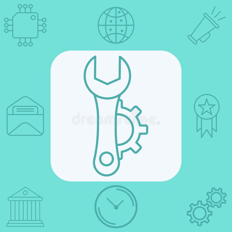 Configuration Flat Vector Icon Sign Symbol Stock Vector - Illustration ... Configuration Flat Vector Icon Sign Symbol Stock Vector - Illustration ...