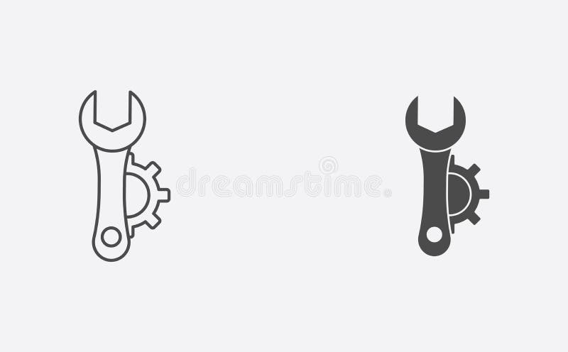 Configuration Flat Vector Icon Sign Symbol Stock Vector - Illustration ...