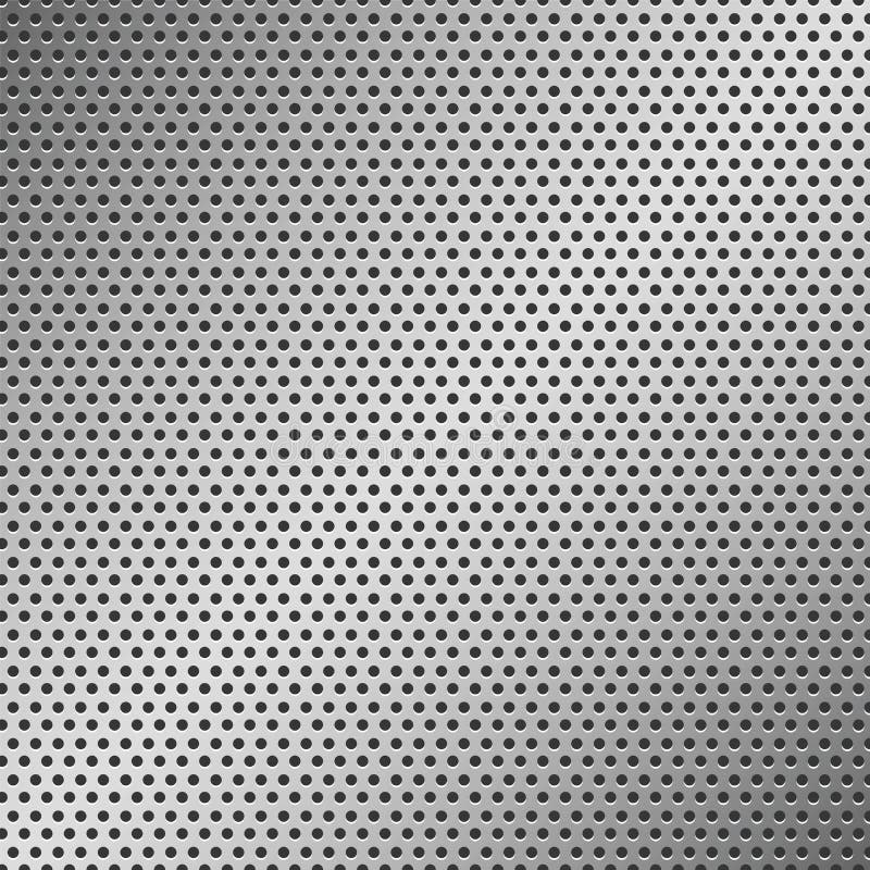 Métal Perforé. Plaque D'acier. Tôle Brillante. Texture Industrielle ...