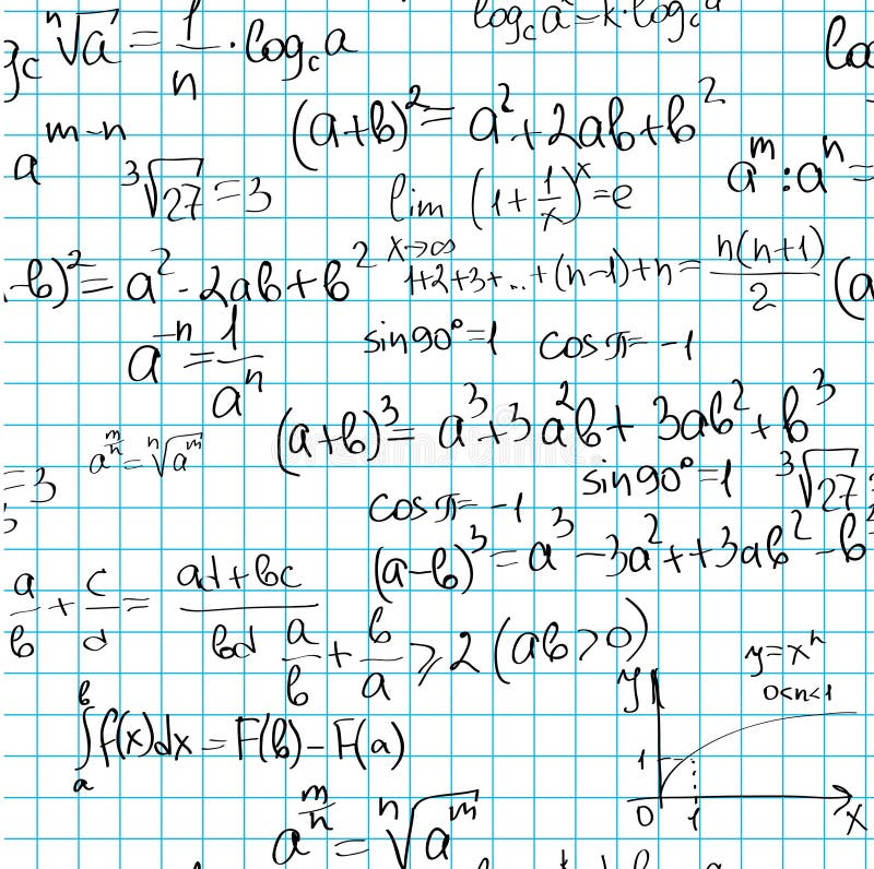 Maths Difficiles De Formule De Tableau Noir Noir De Panneau Photo stock ...