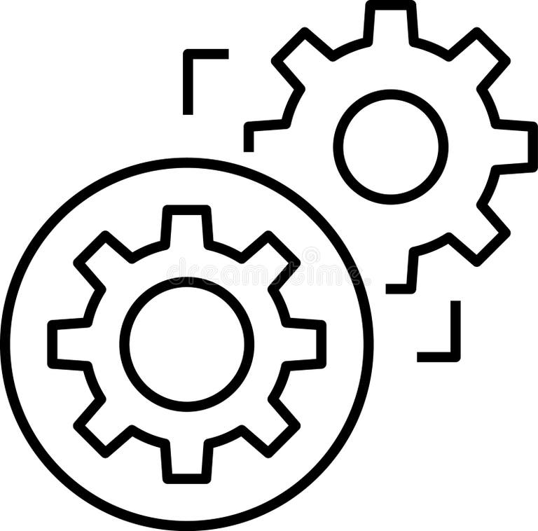 Configuration System Icon. Computing Infrastructure Icon. Mechanical ...