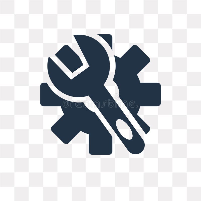 Configuration Vector Icon Isolated on Transparent Background, Co Stock ...