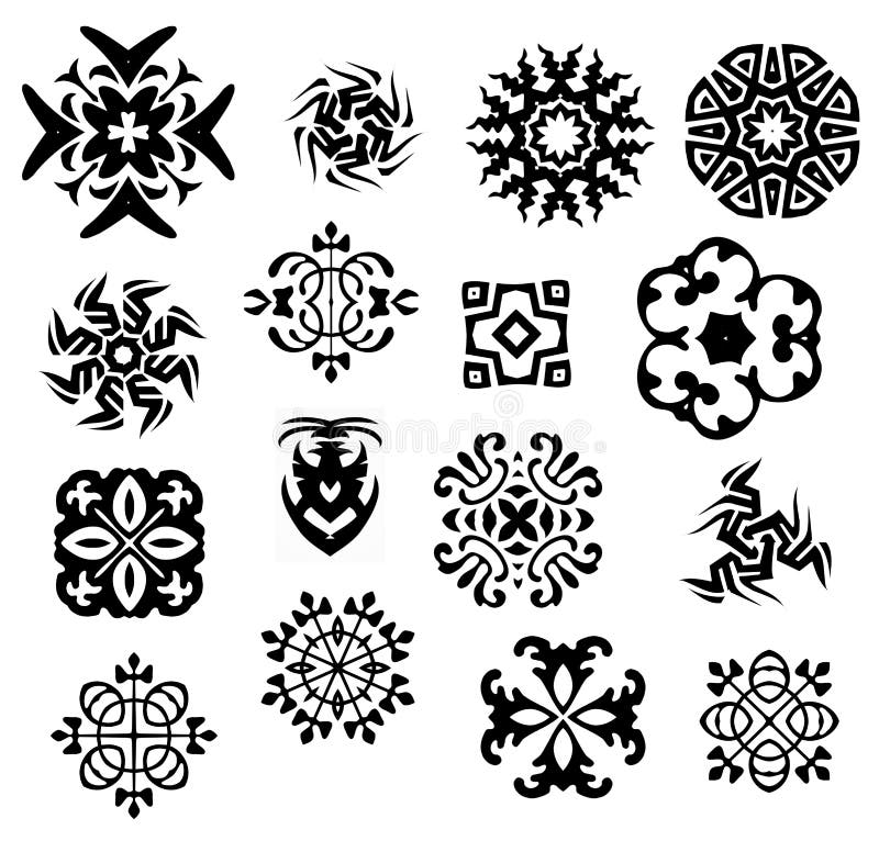 Symboles d'Akan illustration de vecteur. Illustration du symboles - 9346149