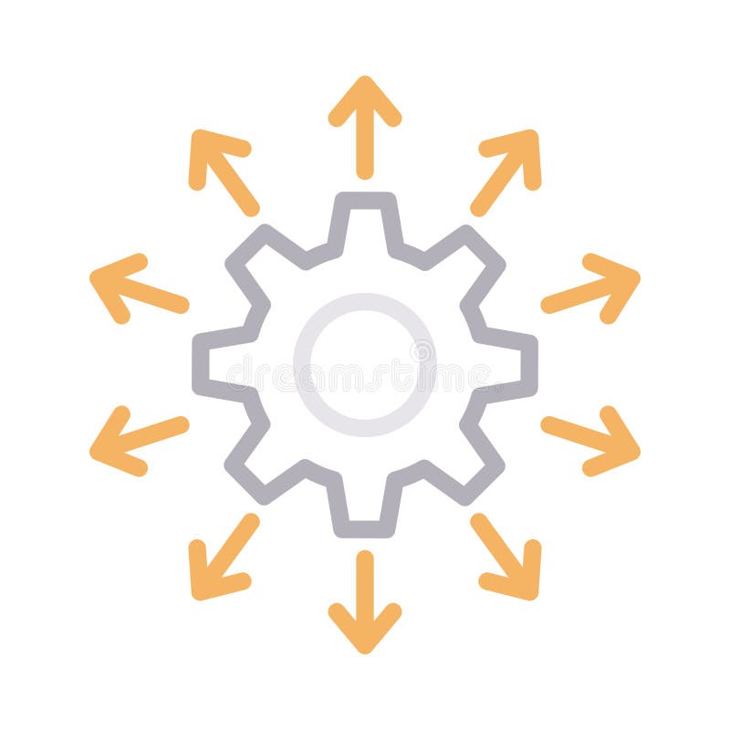 Configure Colour Line Vector Icon Stock Vector - Illustration of ...