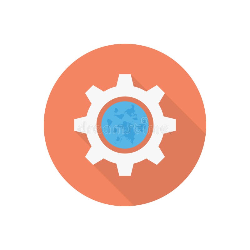 Configure Vector Color Flat Icon Stock Vector - Illustration of ...