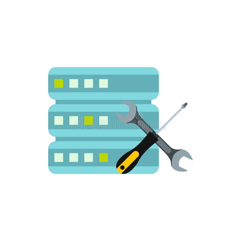 Configuring Cells for Data Storage Icon Stock Vector - Illustration of ...