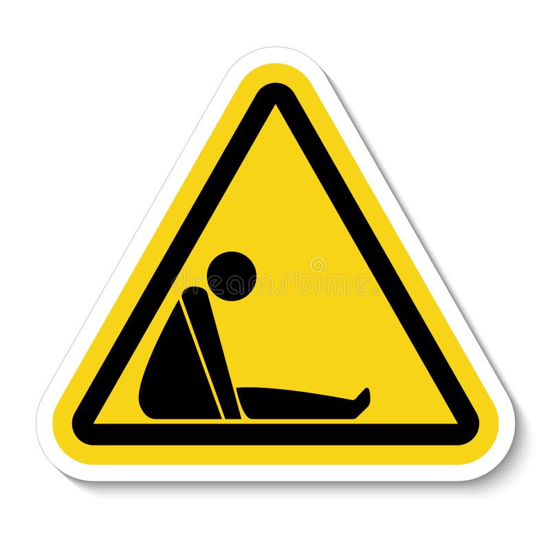 Confined Space Symbol Sign Isolate on White Background,Vector ...