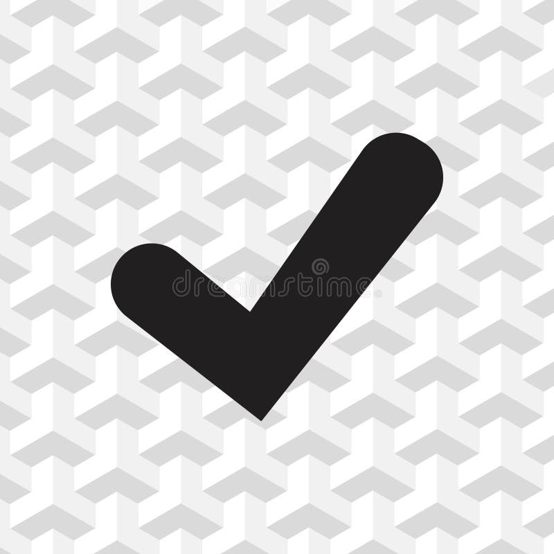 Confirm Icons; Vector Illustration. Flat Design Style Stock Vector ...