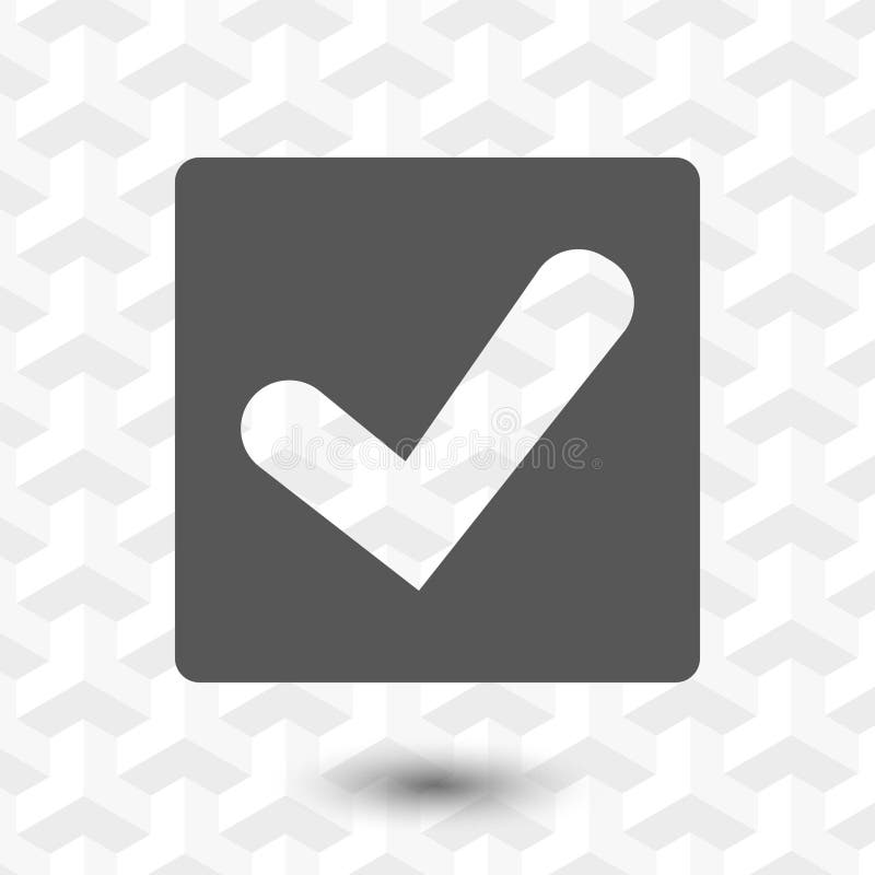 Confirm Icons; Vector Illustration. Flat Design Style Stock Vector ...