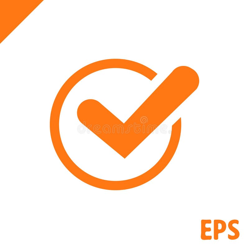 Confirm Icons; Vector Illustration. Flat Design Style Stock Vector ...