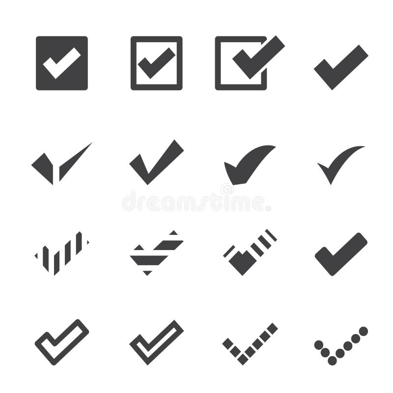 Confirm icons stock vector. Illustration of button, confirm - 50272092