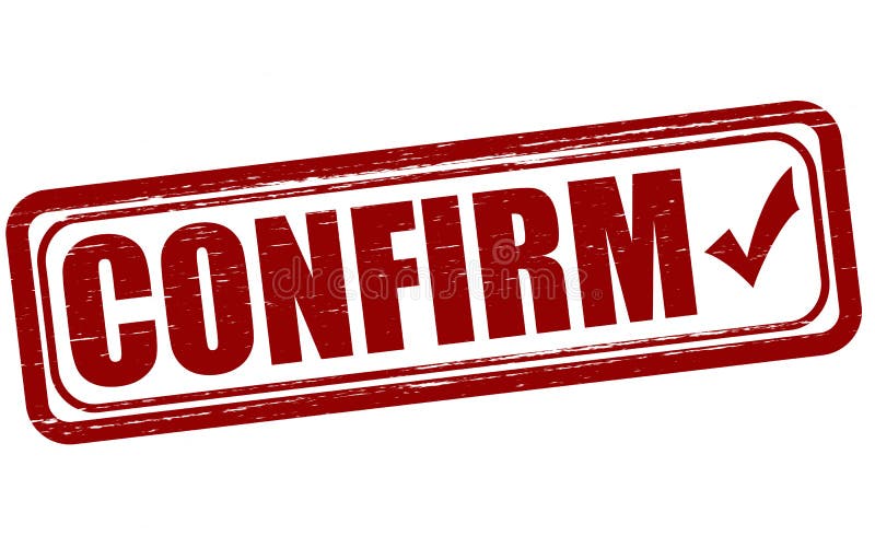 Confirm stock illustration. Illustration of miscellaneous - 110053248