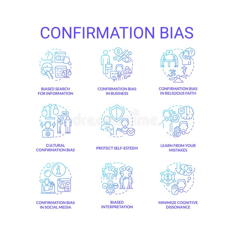 Confirmation Bias Stock Illustrations – 151 Confirmation Bias Stock ...